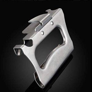 Kitchen Stainless Steel Military Style Multi-Function Manual Can Opener for Can Beer