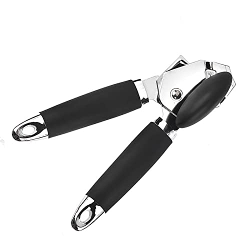 Can Opener Manual Handheld Powerful Can Opener, non-slip grip，Multifunctional stainless steel can opener,Ergonomic and easy to us（8.3 inch）