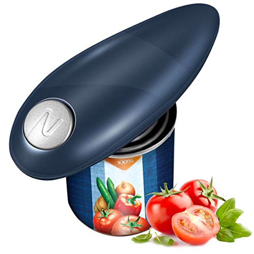 Electric Can Opener, No Sharp Edge Can Opener, Full-Automatic Hands Free Can Opener for Almost Size, Best Gift for Housewives & Senior with Arthritis