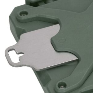 Soda Can Opener, ABS Beer Can Opener Press and Twist for Beverage (OD Green)