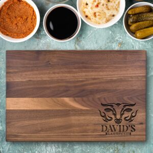 USA Made Personalized Cutting Board - Fathers Day, Birthday, Anniversary - Customized Gifts for Men, BBQ, Grill Accessories - Dad, Husband, Brother, Boyfriend, Papa - Custom Unique Mens Gifts for Him