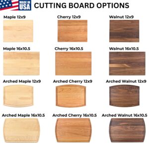 USA Made Personalized Cutting Board - Fathers Day, Birthday, Anniversary - Customized Gifts for Men, BBQ, Grill Accessories - Dad, Husband, Brother, Boyfriend, Papa - Custom Unique Mens Gifts for Him