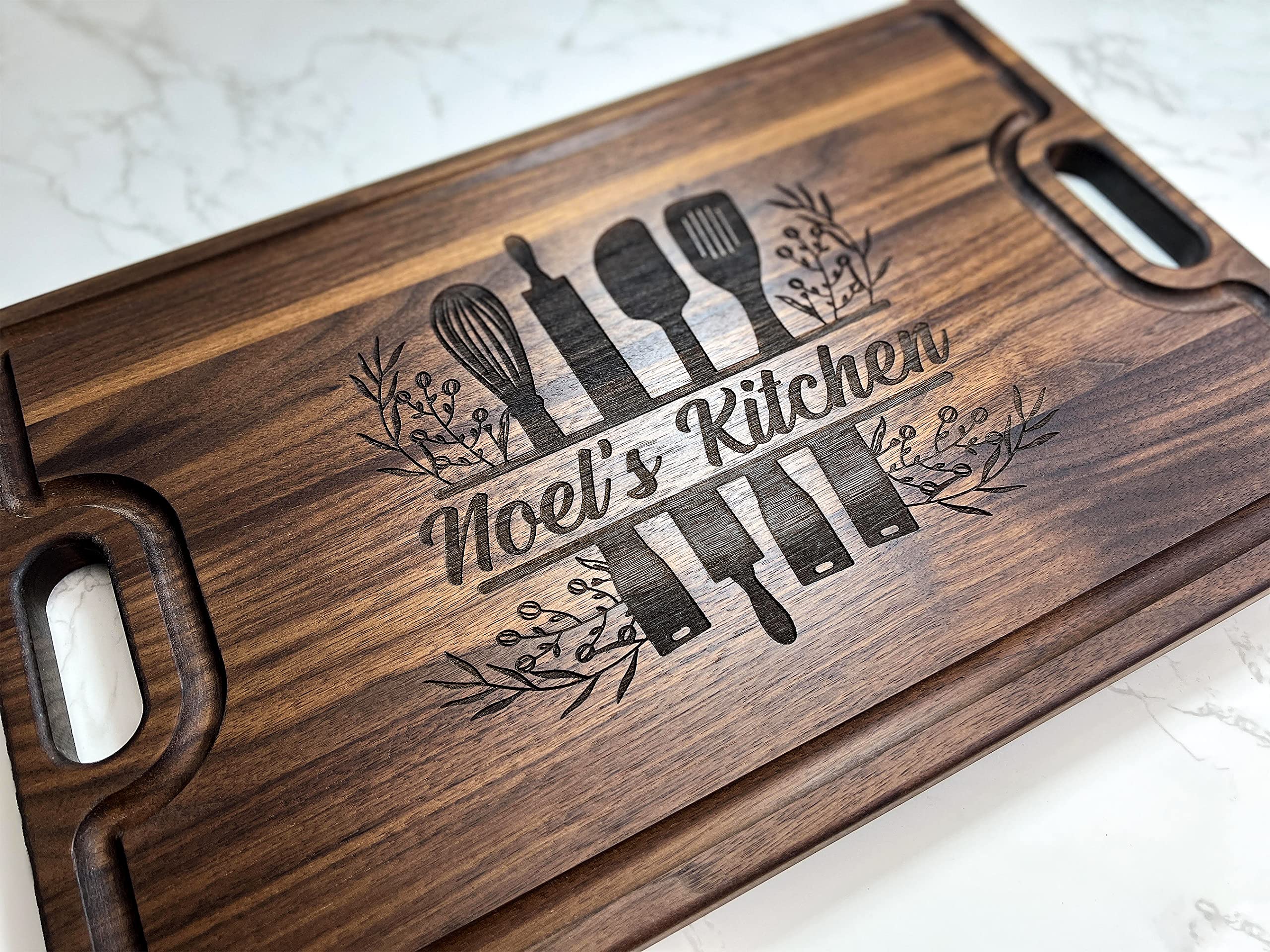 Personalized Gift for Mom Cutting Board, Mothers Day Gift, Personalized Cutting Board for Wife, Laser Engraved Gift, Custom Cutting Board for Her, Handmade in the USA