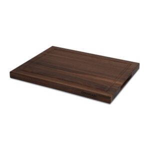 consdan black walnut butcher block cutting board with invisible inner handles, usa grown hardwood, 1" thick, 20" l x 15" w