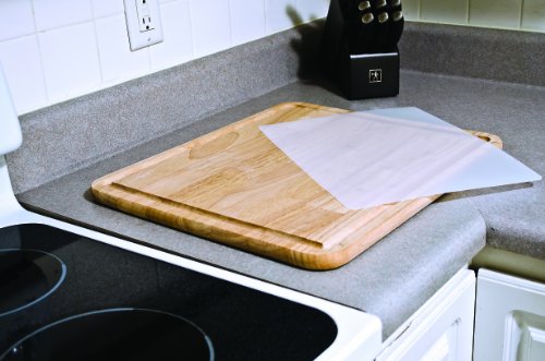 Camco - 43753-A Hardwood Cutting Board and Stove Topper With Non-Skid Backing, Includes Flexible Cutting Mat