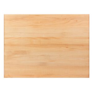 John Boos Maple Wood Cutting Board for Kitchen Prep, 20" x 15" x 1.5" Thick, Large Edge Grain Rectangular Reversible Charcuterie Boos Block