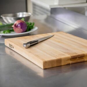 John Boos Maple Wood Cutting Board for Kitchen Prep, 20" x 15" x 1.5" Thick, Large Edge Grain Rectangular Reversible Charcuterie Boos Block