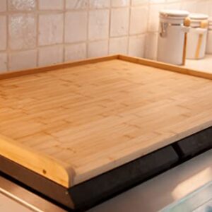 Noodle Board | Stovetop Burner Sink Covers for gas and Electric Stoves RV | Extra Work Surface | XL Serving Tray | Wood