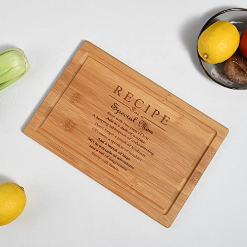 Birthday Presents For Mom,Recipe Mothers Day Gifts For A Mom Bamboo Cutting Board Cute Christmas Gifts