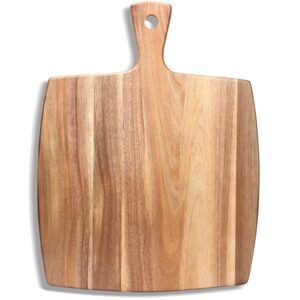 acacia wood cutting board with handle wooden chopping boards charcuterie board kitchen butcher chopping block best cutting board for meat carving cheese serving board cutting boards