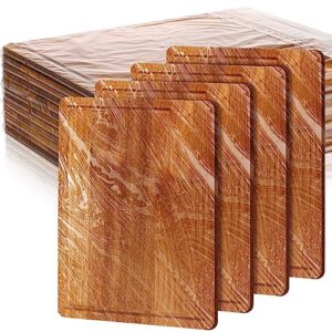 12 pcs wood cutting board bulk kitchen chopping boards rectangular cutting board with juice groove large wooden cutting board for kitchen meat cheese bread vegetables (acacia wood, 14 x 11 inch)