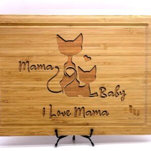 Personalized Gifts for Mom Kitchen, Cutting Board, Custom Engraved Serving Platter, Customized Mom and Grandma Gift, Decor for Mother's Kitchen, Engraved Kitchen Sign, Different Design Options