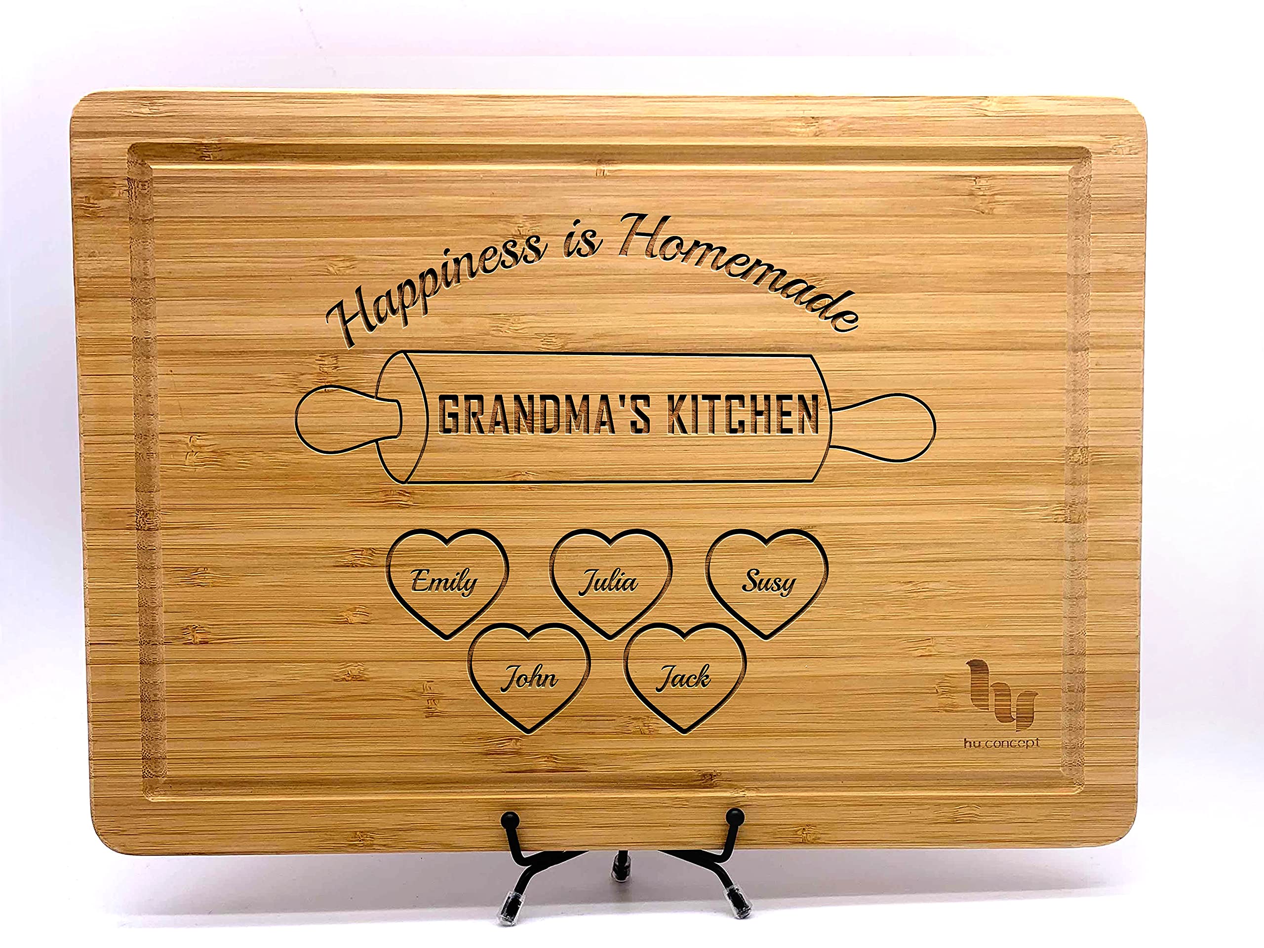 Personalized Gifts for Mom Kitchen, Cutting Board, Custom Engraved Serving Platter, Customized Mom and Grandma Gift, Decor for Mother's Kitchen, Engraved Kitchen Sign, Different Design Options