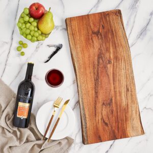 Extra Large Charcuterie Board - Live Edge Charcuterie Board - Cheese Board - Serving Board - Perfect for Parties and Gathering - Housewarming gift