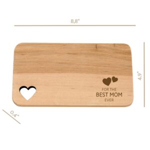 Spruchreif | Small Wooden Breakfast Board | Engraved Cutting Board | Gift Idea Family | Christmas Gift Grandma | Best Grandma | Gift for Grandmother | Gift Grandparents