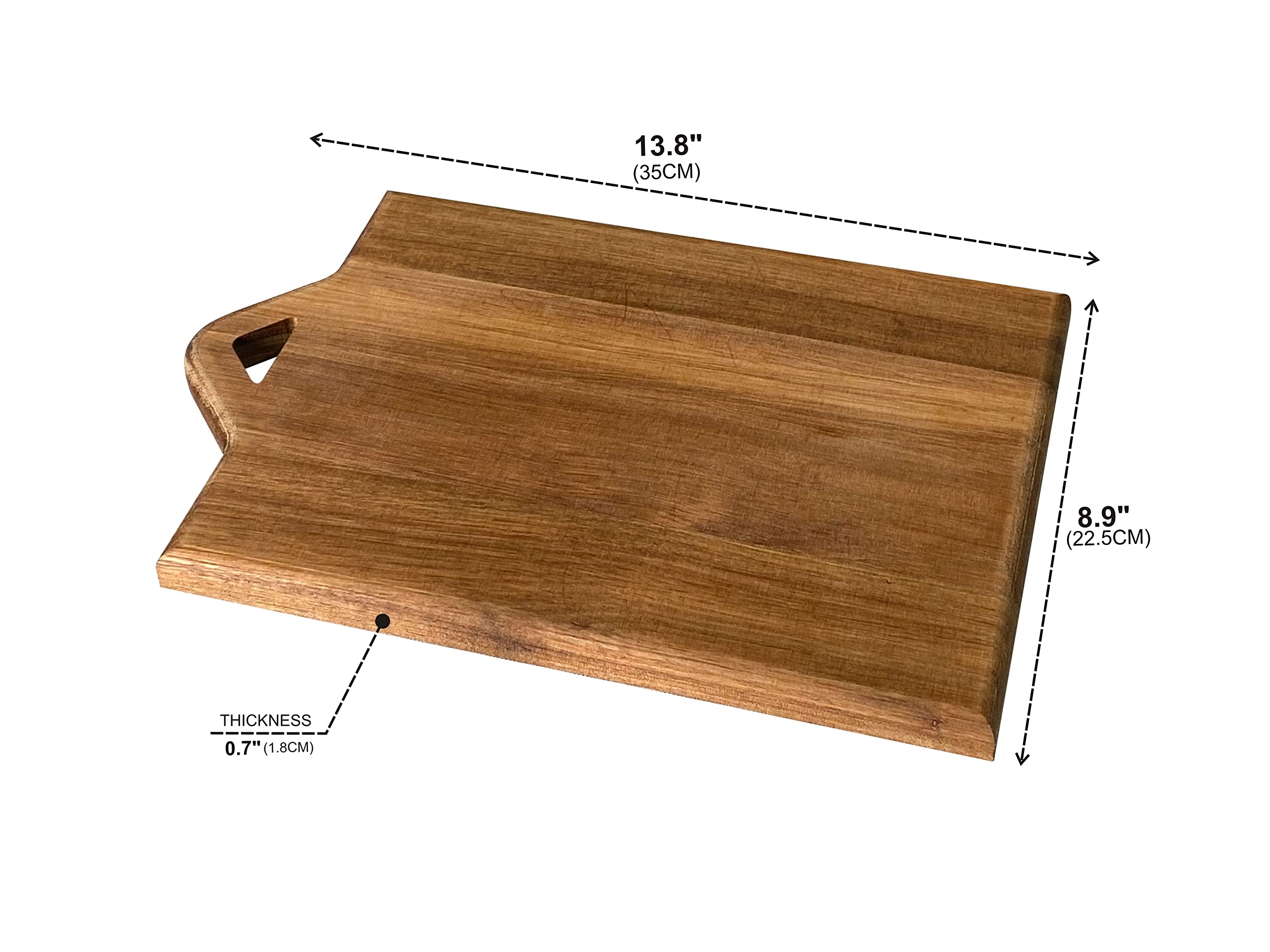 13.8 x 8.9 x0.71 Inch Acacia Wood Cutting Board Wooden Chopping boards Wood Serving Boards for Kitchen Home Party