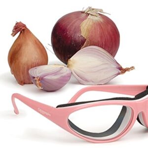 RSVP Tearless Pink Kitchen Onion Goggles, supports Breast Cancer Awareness