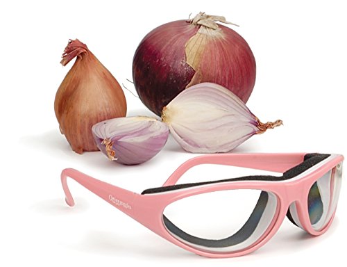 RSVP Tearless Pink Kitchen Onion Goggles, supports Breast Cancer Awareness