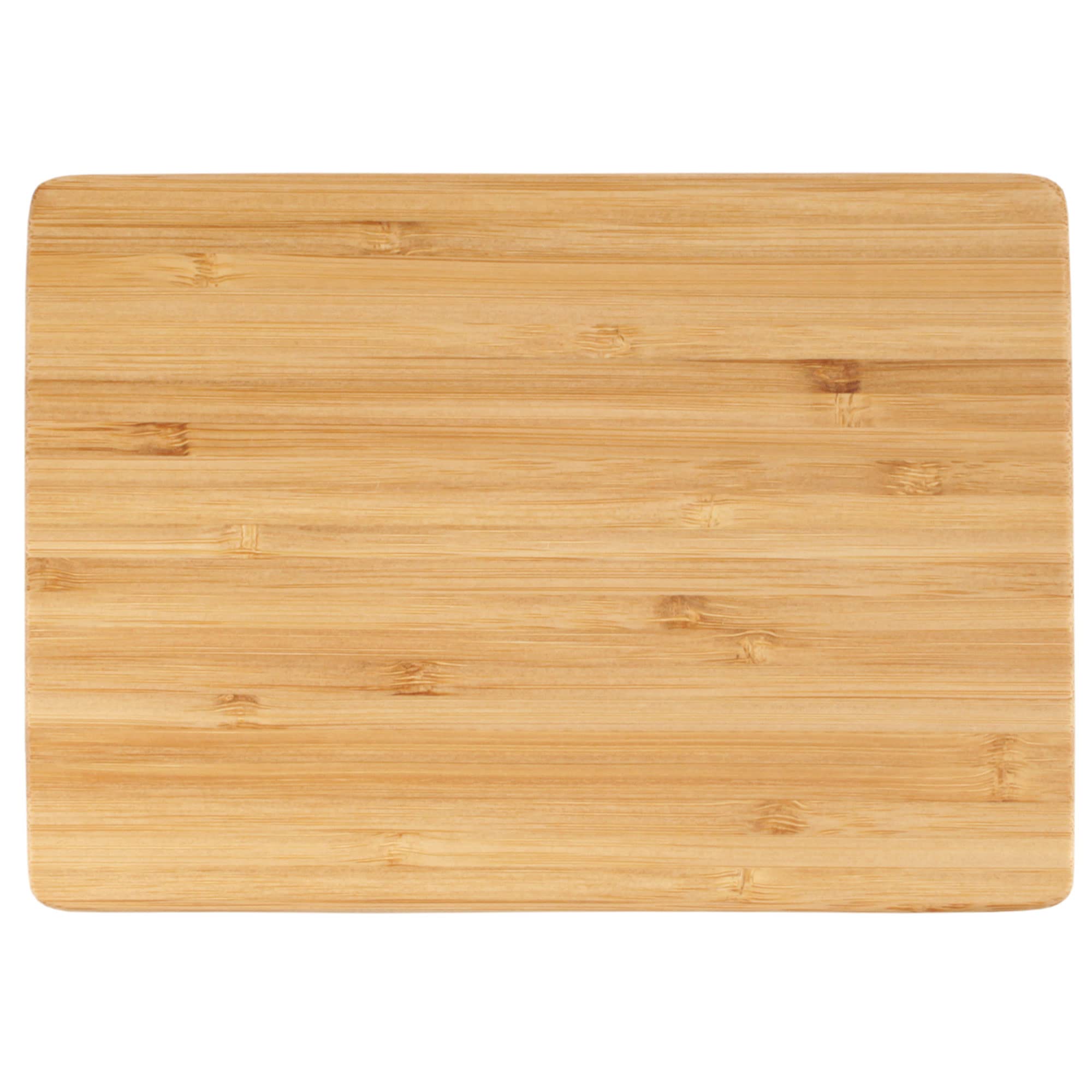 BambooMN Small Premium Bamboo Serving and Cutting Board, Charcuterie, Home and Everyday use - 7.9" x 5.5" x 0.4" - 3 pcs