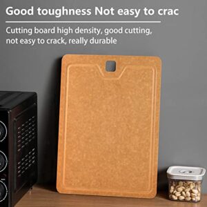 YUN-YNS Bamboo Cutting Boards Kitchen Extra Large Juice Groove Dishwasher Safe Chopping Board，14.6" x 10.8" x 0.35"