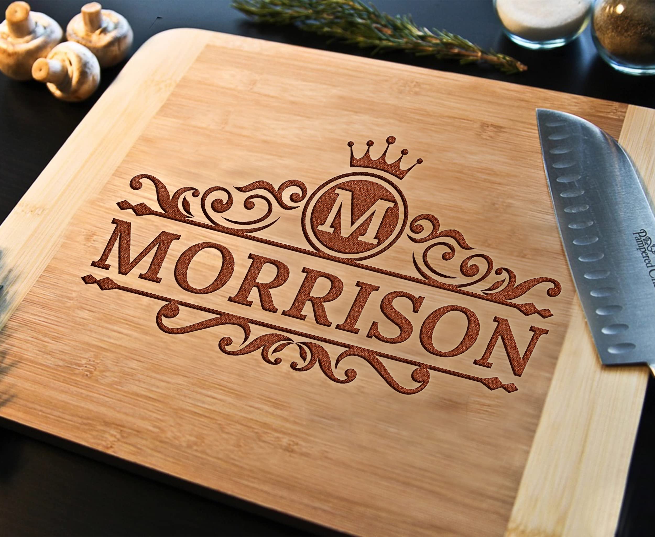 Custom Cutting Boards Wood Engraved Housewarming Gift Personalized Mr Mrs Cutting Board Engraved Cutting Board