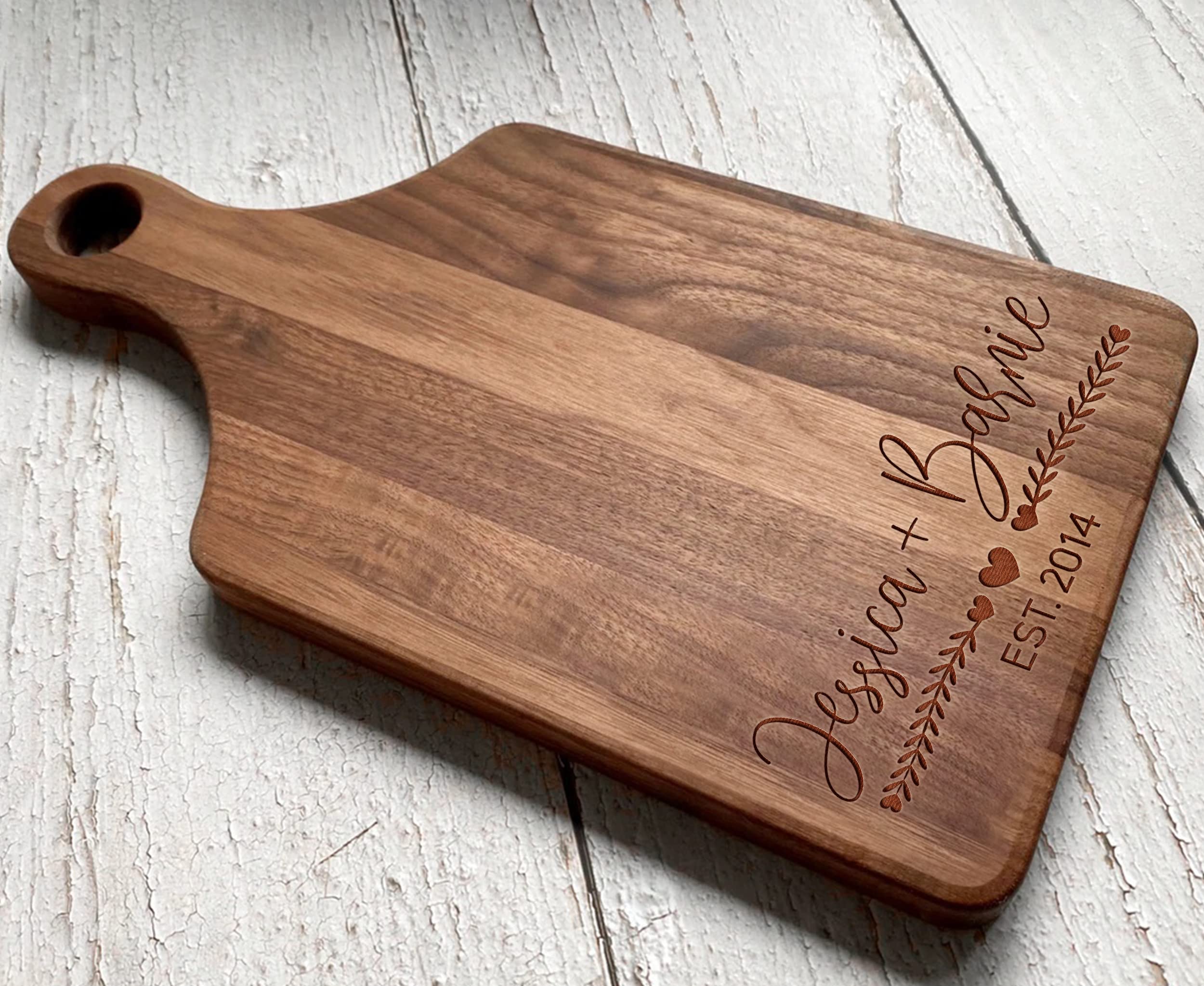 Custom Cutting Boards Wood Engraved Housewarming Gift Personalized Mr Mrs Cutting Board Engraved Cutting Board