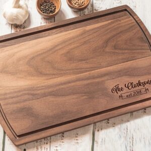 Custom Cutting Boards Wood Engraved Housewarming Gift Personalized Mr Mrs Cutting Board Engraved Cutting Board