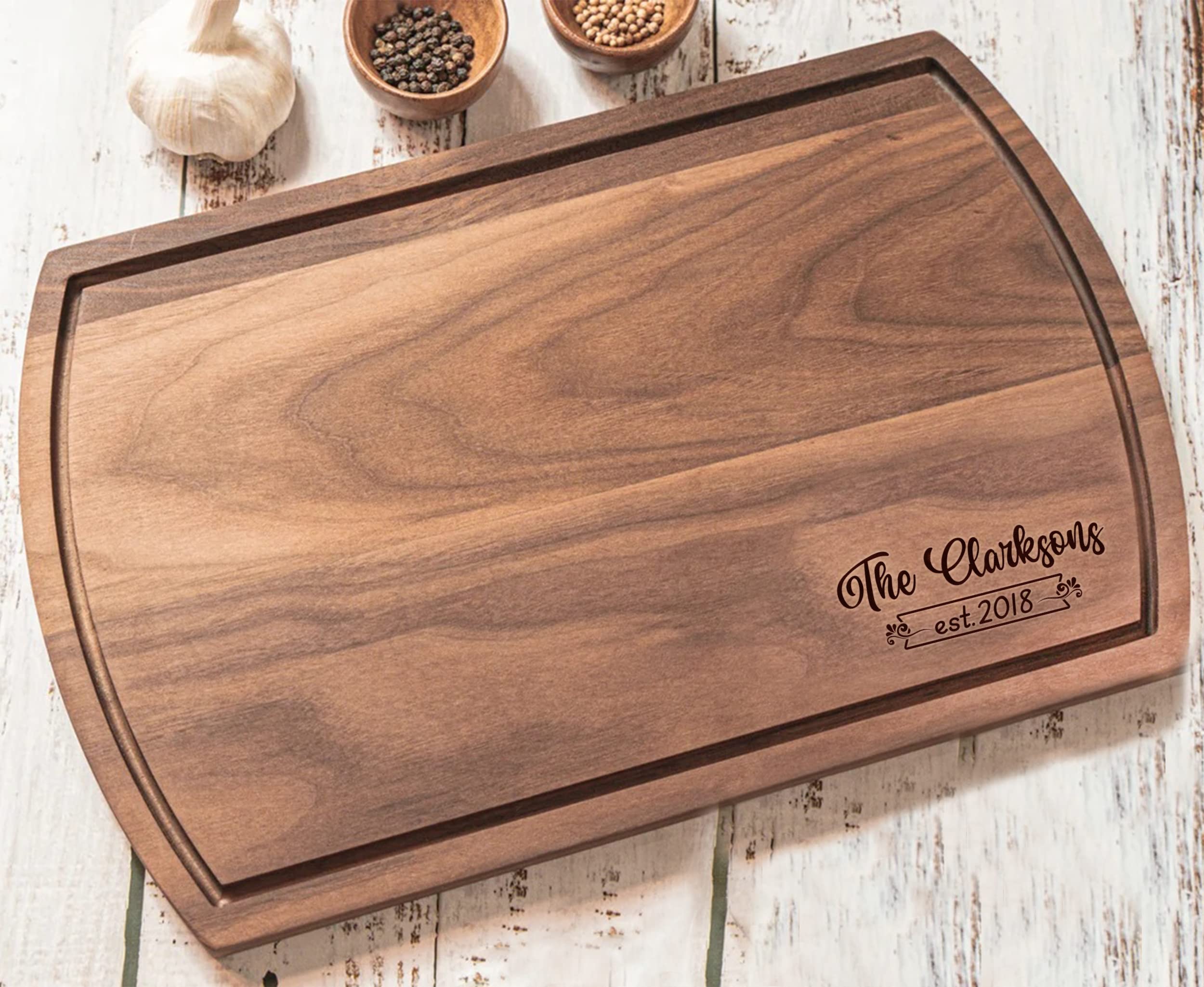 Custom Cutting Boards Wood Engraved Housewarming Gift Personalized Mr Mrs Cutting Board Engraved Cutting Board