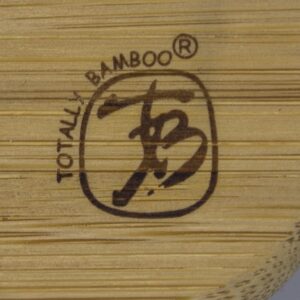 Totally Bamboo Whale Tail Shaped Bamboo Serving and Cutting Board, 14-1/2" x 10-1/2"