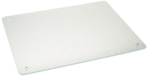 Vance 15 x 12 inch Clear Surface Saver Tempered Glass Cutting Board | Best Kitchen Chopping Board for Food Prep | BPA-Free | Non-Porous