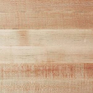 John Boos Newton Prep Master Large Maple Wood Cutting Board for Kitchen, 24 Inches x 18 Inches, 2.25 Inches Thick Reversible Edge Grain with Juice Groove & Stainless Pan