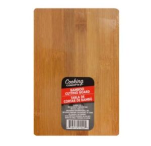 bamboo cutting board 8.625in x 5.875in x 0.25in wood