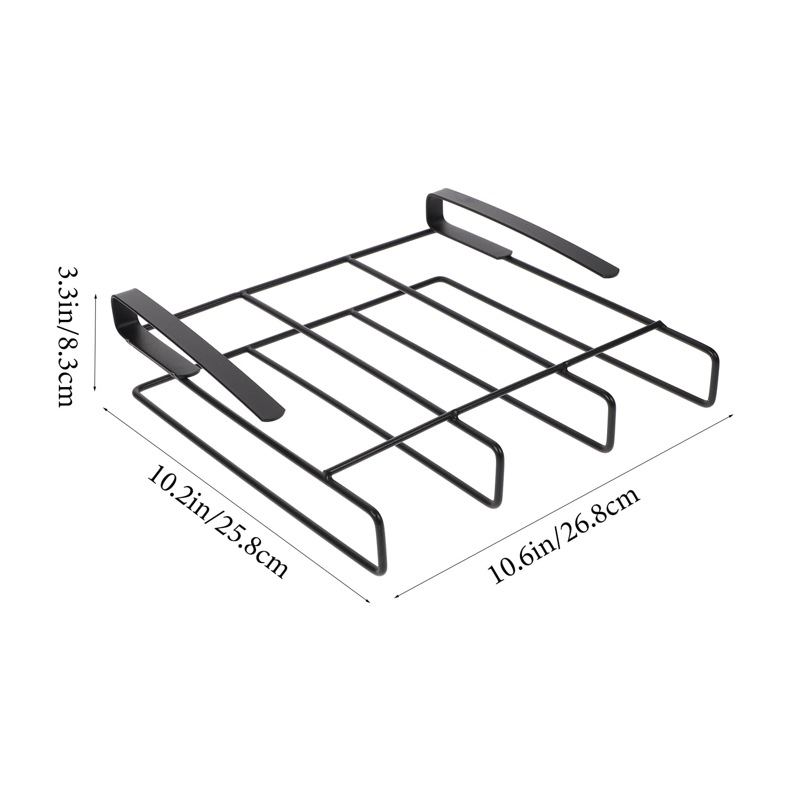 CALLARON Cutting Board Holder 10.2x10.6x3.3inch Cutting Board Storage Rack Hanging Rack Chopping Board Stand Under Cabinet Shelf Organizer Kitchen Storage Holder