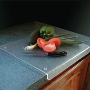 Acrylic Anti-Slip Transparent Cutting Board,2023 New Acrylic Cutting Boards for Kitchen Counter,Clear Cutting Board Clear Chopping Board Non Slip Cutting Boards with Lip (24 * 18 inches（60 * 45 cm）)