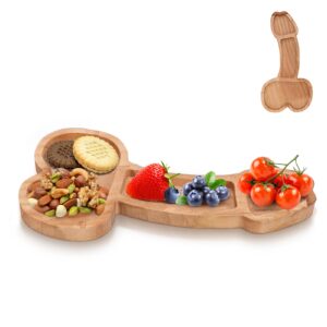 wooden unique funny aperitif board,cheese board, charcuterie boards, platters for serving food, gifts for women, house warming presents, charcuterie accessories, 9.6x4.9in, bpa free(left)