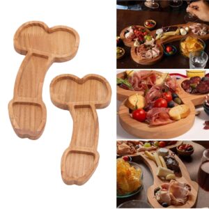 Wooden Unique Funny Aperitif Board,Cheese Board, Charcuterie Boards, Platters for Serving Food, Gifts for Women, House Warming Presents, Charcuterie Accessories, 9.6x4.9in, BPA Free(Left)