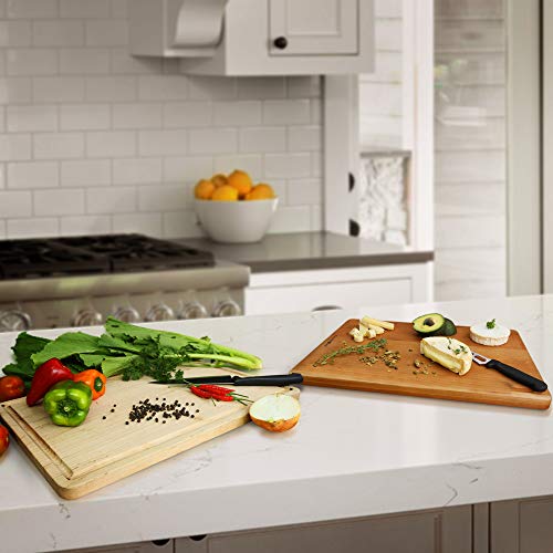 Casual Home Delice Maple Rectangle Juice Drip Groove Cutting Board, Rectangular 15.5x11