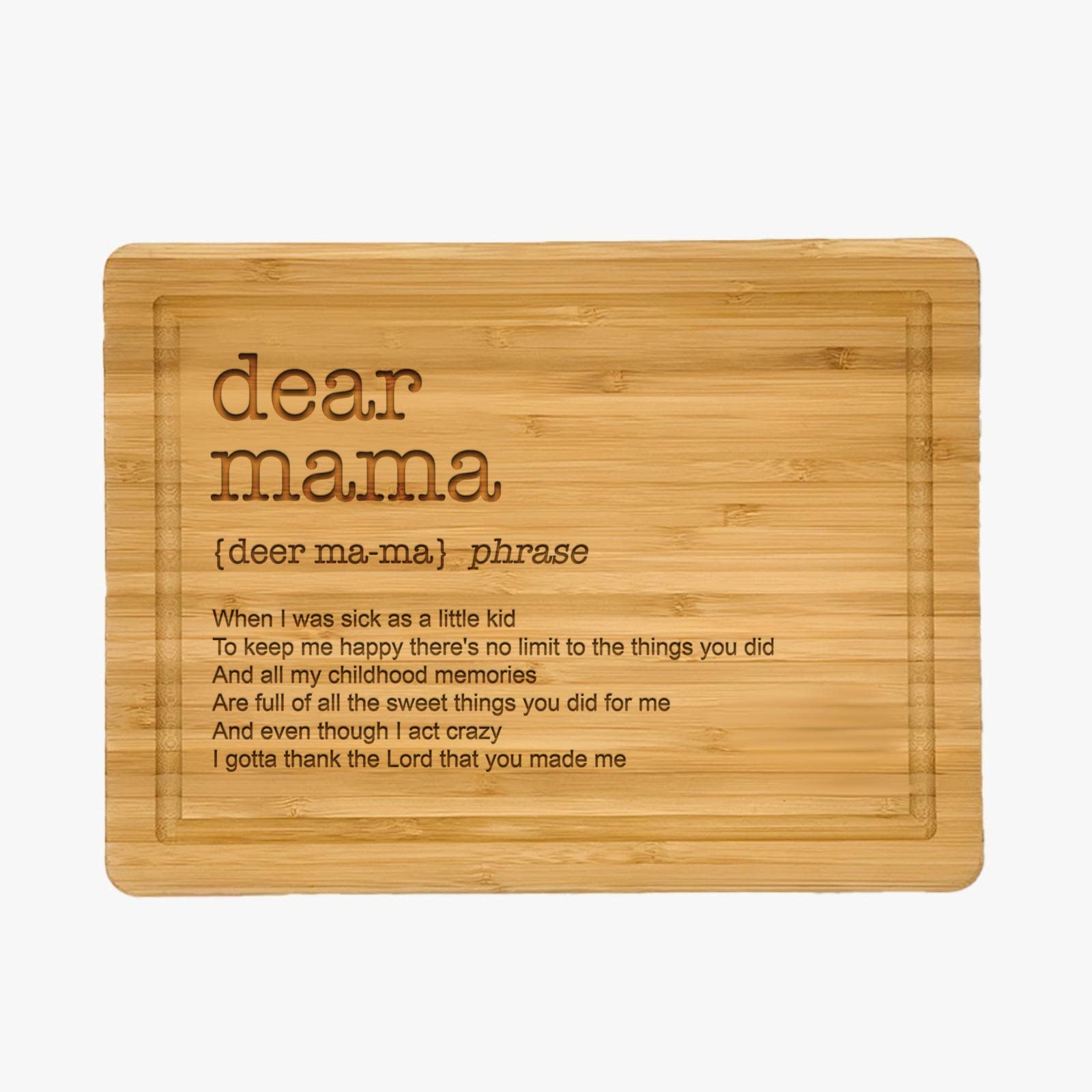 Bamboo cutting board, Dear Mama, mothers day gifts, personalized cutting boards, housewarming gifts, Gifts for mom, engraved cuttingboard