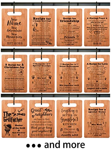 MY-ALVVAYS Housewarming Gifts for Neighbor, House Warming Cutting Board, First New Home House Homeowner Gifts for Neighbor - MCB030