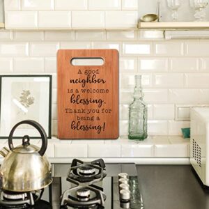 MY-ALVVAYS Housewarming Gifts for Neighbor, House Warming Cutting Board, First New Home House Homeowner Gifts for Neighbor - MCB030