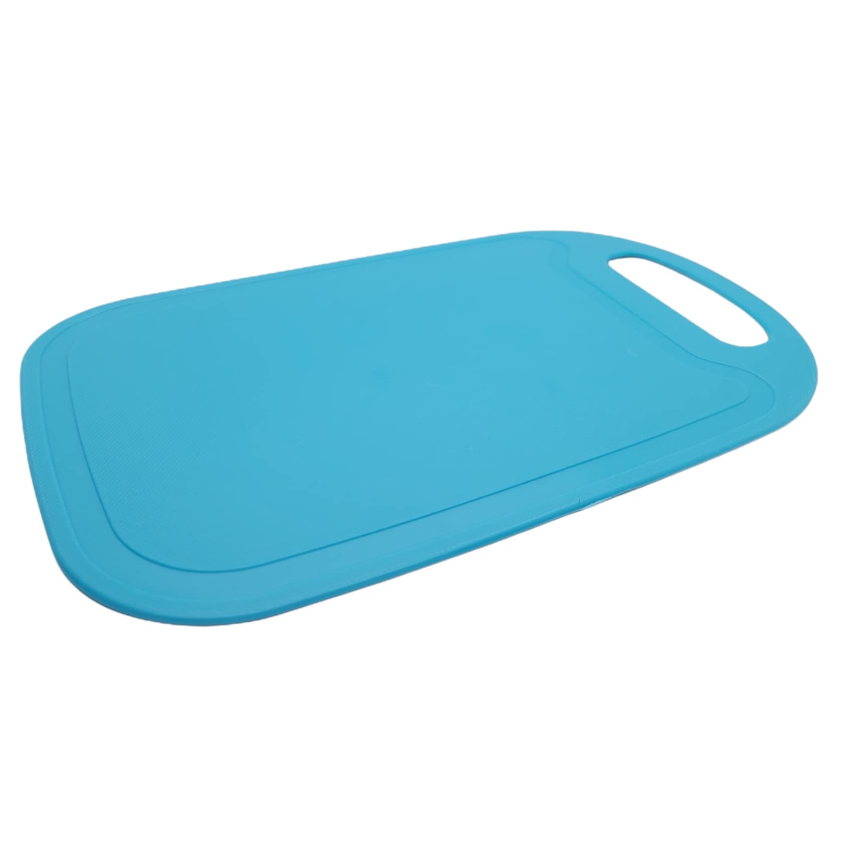 Handy Housewares 10.5" x 6.5" Pastel Color Mini Bar Cutting Board with Handle (1 Pack, Pastel Blue)