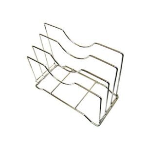 stainless steel wire chopping board holder cutting board rack kitchen organizer