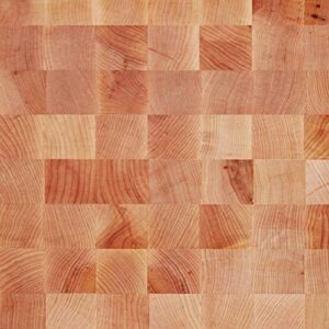 John Boos Block BB01 Classic Reversible Maple Wood End Grain Chopping Block, 24 Inches x 24 Inches x 6 Inches