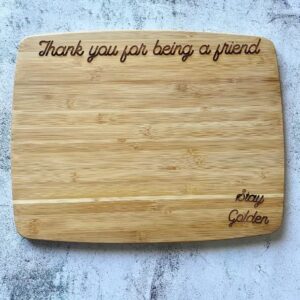 8" x 10" Golden Girls Cutting Board, Bamboo Cutting Board, Stay Golden, Custom Cutting Board, Engraved Cutting Board, Funny Cutting Board, Gift Idea