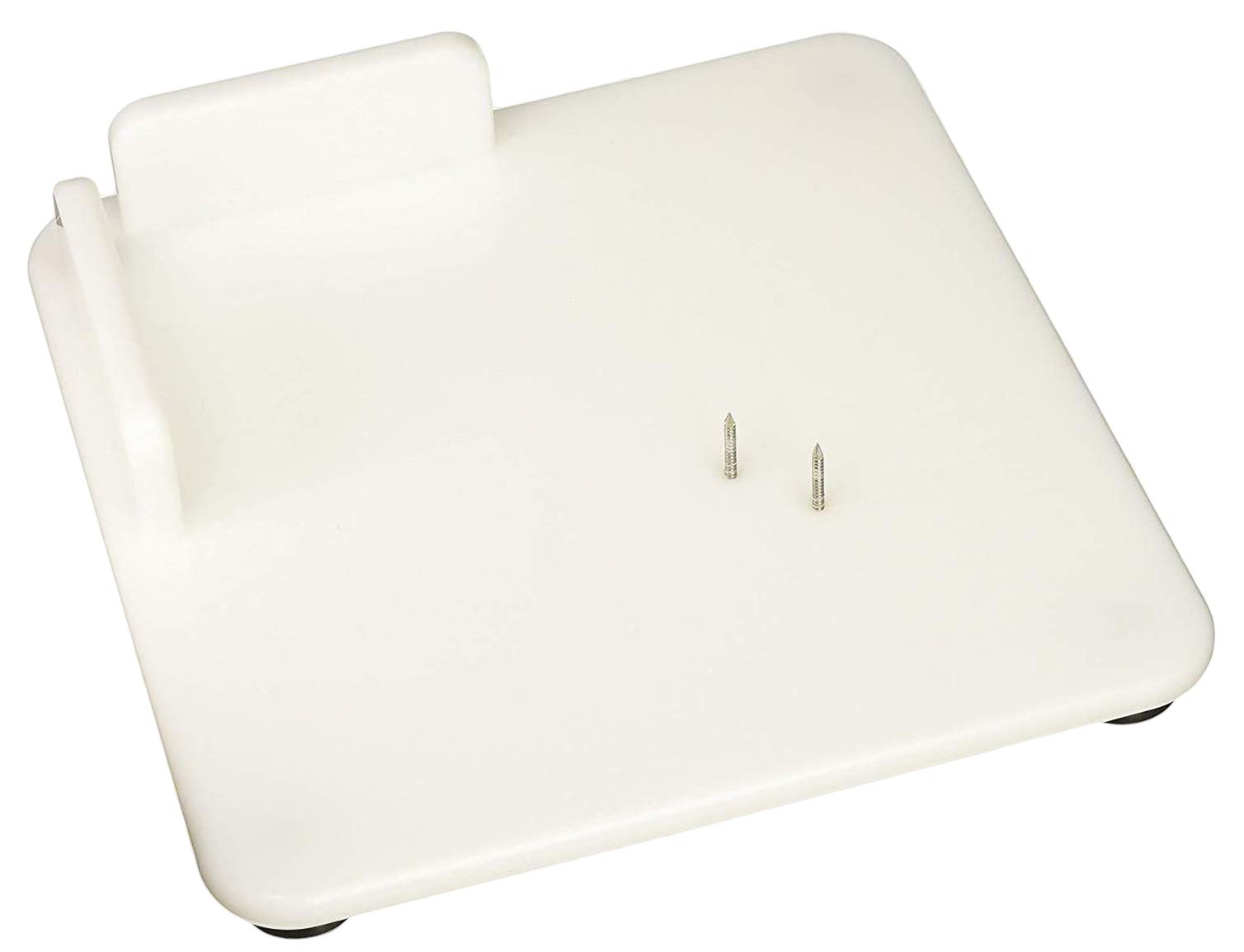 Sammons Preston Hi-D Paring Board, Single Handed Cutting Board with Aluminum Nails for Peeling and Slicing, Suction Feet for Sticking to Counter, and Corner Guards Prevent Food Sliding, 11" Square