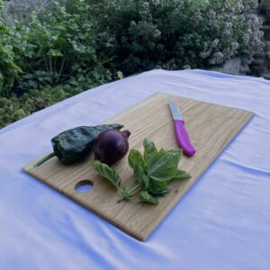 Wild Black Cherry Cutting Board/Charcuterie Platter. Handmade in Michigan USA from local trees. No Glue. No Seams. 9.4” x 14.4” x 0.25” (Black Cherry, 14.4" x 9.4" x 1/4")