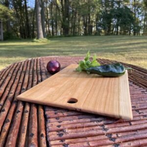 Wild Black Cherry Cutting Board/Charcuterie Platter. Handmade in Michigan USA from local trees. No Glue. No Seams. 9.4” x 14.4” x 0.25” (Black Cherry, 14.4" x 9.4" x 1/4")