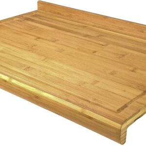 One’s Own Natural Pastry Board, Front/Rear Lip, Perfect For Preparing Homemade Bread Dough, Pizza Dough, Noodles, Pastries, Cutting Vegetables, Fruits, Meats, Other Food Preparation, 23.5”x16”