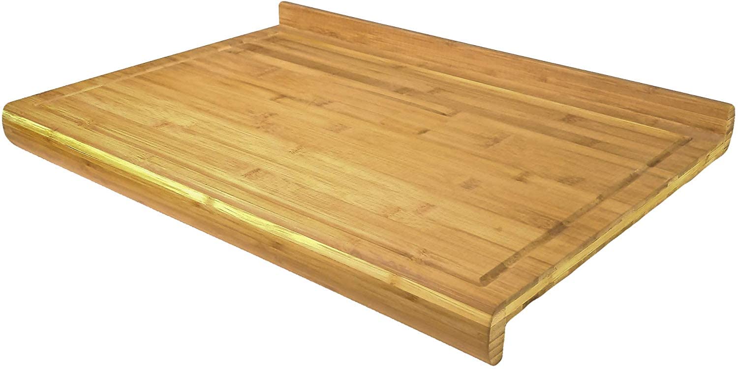 One’s Own Natural Pastry Board, Front/Rear Lip, Perfect For Preparing Homemade Bread Dough, Pizza Dough, Noodles, Pastries, Cutting Vegetables, Fruits, Meats, Other Food Preparation, 23.5”x16”