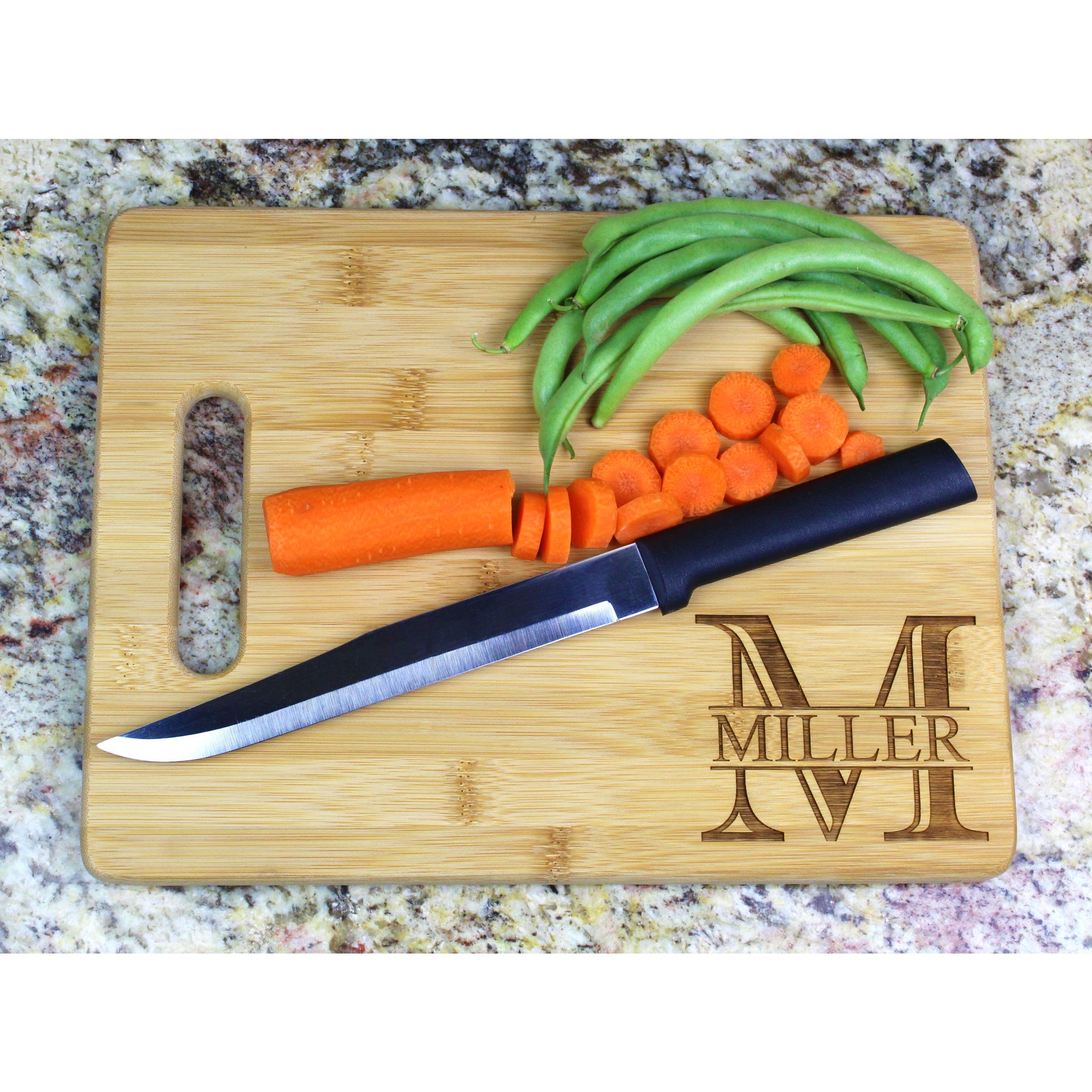 Personalized Engraved Bamboo Cutting Board, Mothers Day Gifts, 5th Anniversary Ideas, Gifts for Her